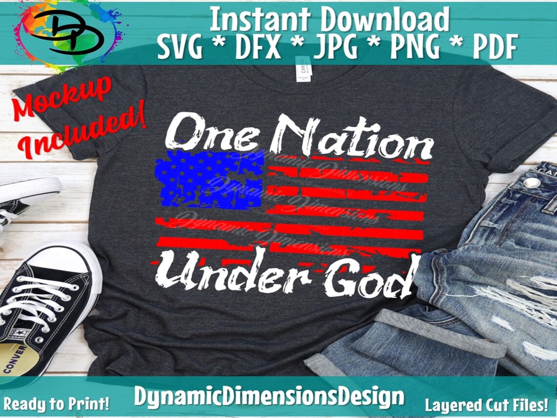 One Nation Under God Svg Prayer Svg Christian Svg - Etsy