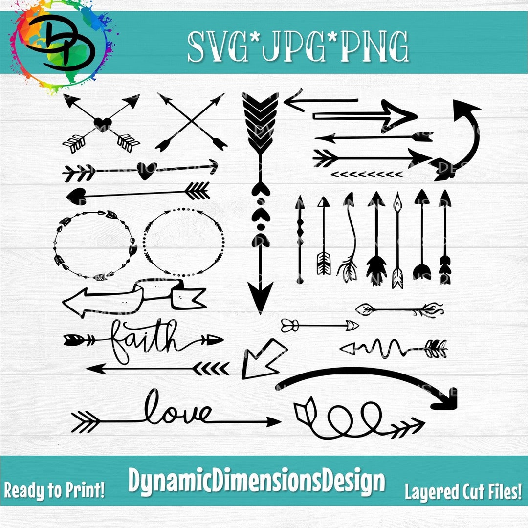 Arrow SVG Arrows Svg Bundle Arrow Clipart Arrows Clip Art - Etsy