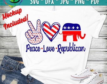 Republican Party Svg | Etsy
