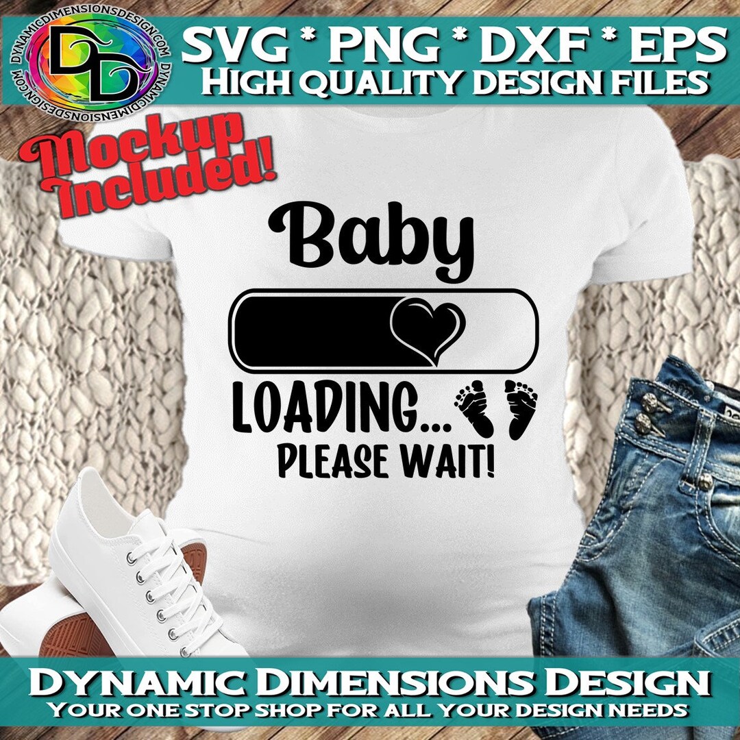 Baby Loading Svg, Baby Svg, Baby Feet Svg, New Baby Svg, Pregnancy Svg ...