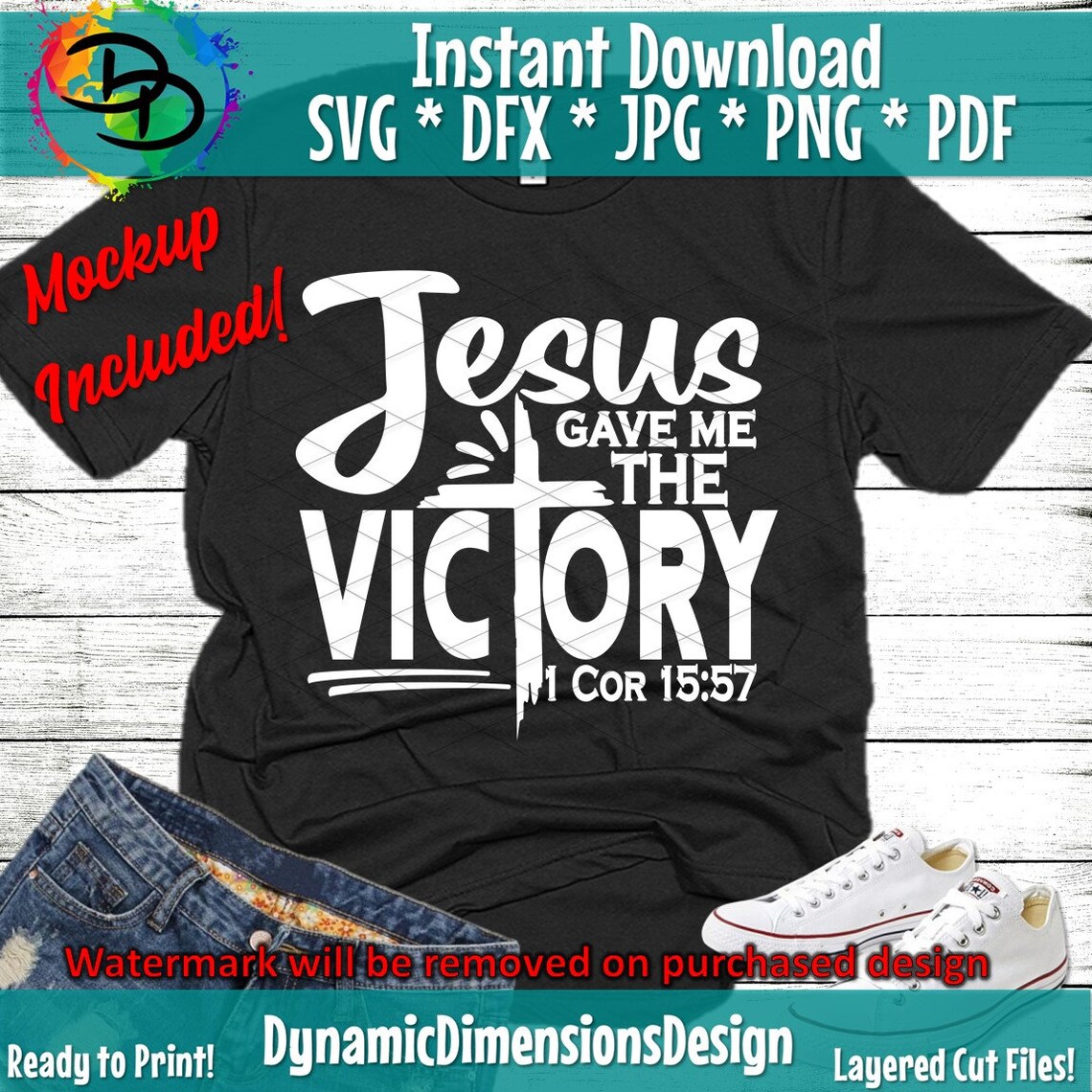 Jesus gave me the Victory Waymaker Miracle Worker My God | Etsy