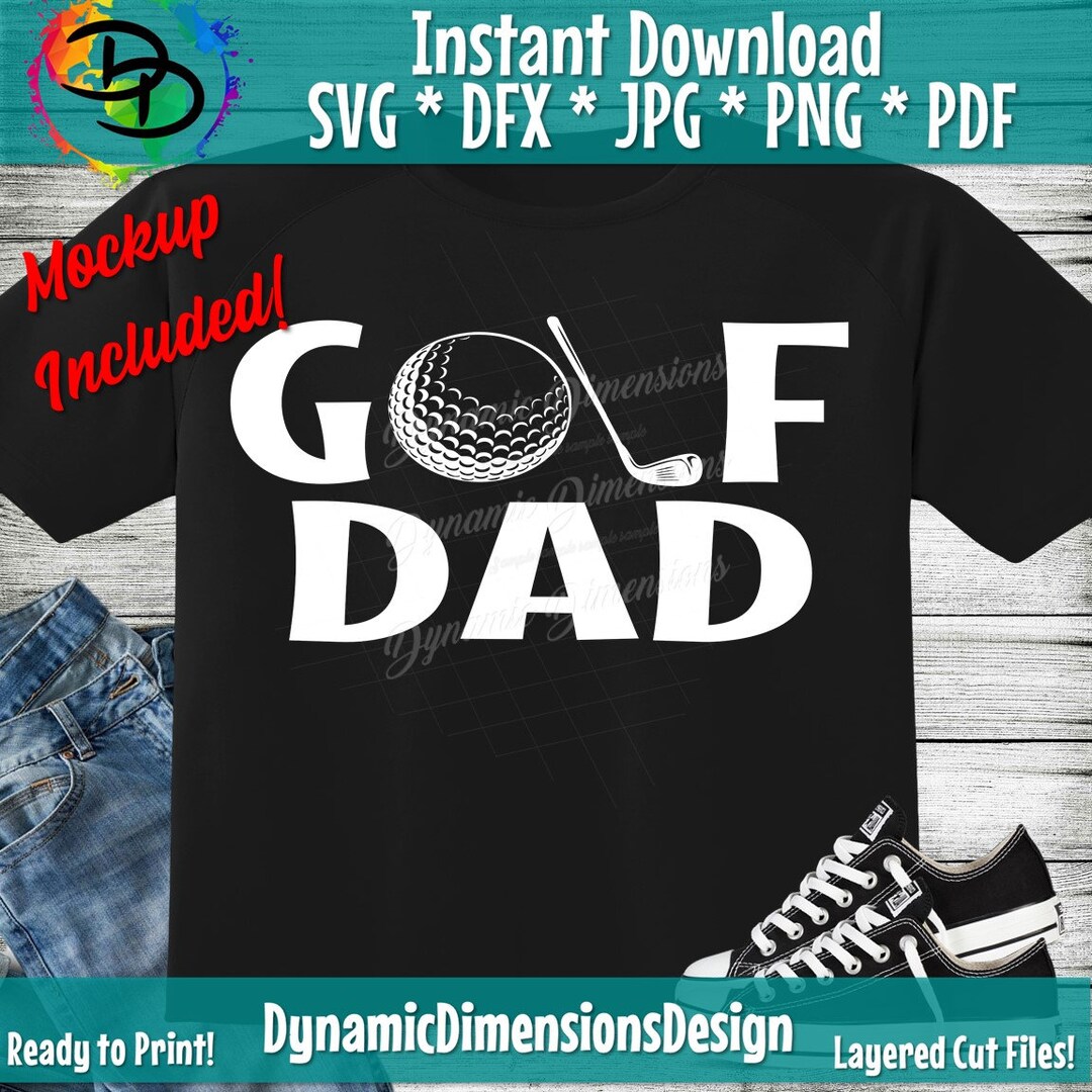 Golf Dad Golf Ball Golf Svg Golf Golfing Golf Shirt SVG - Etsy