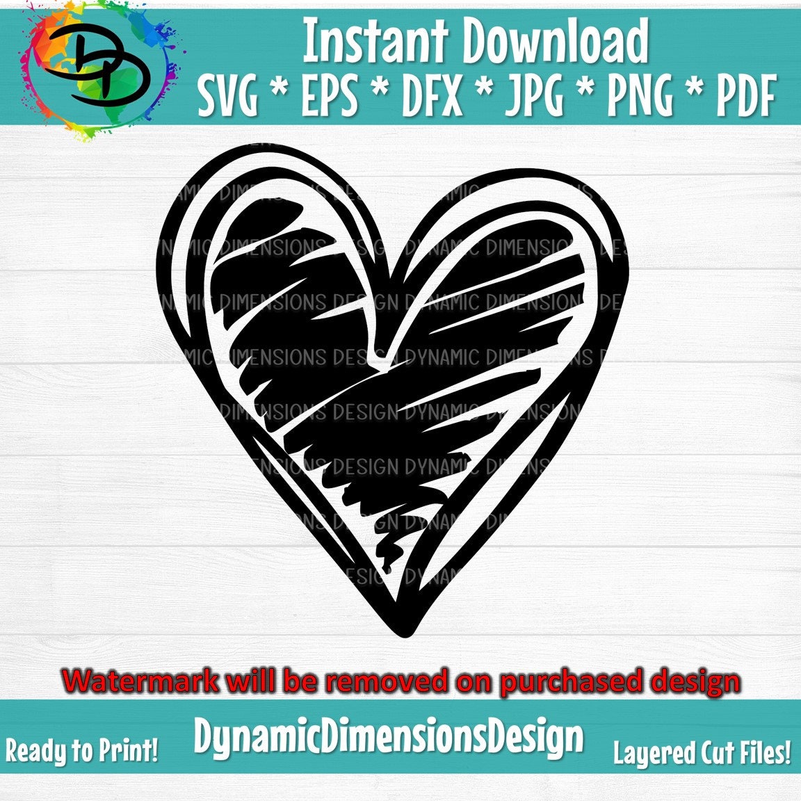 Buy Heart Svg Heart Clipart Scribble Heart Distressed Heart Online in ...