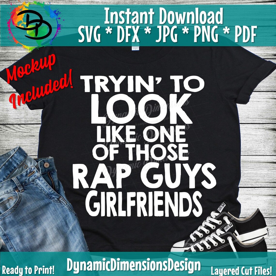 Rap Guys Girlfriends Svg Rap Rap Song Svg Women's Gym | Etsy
