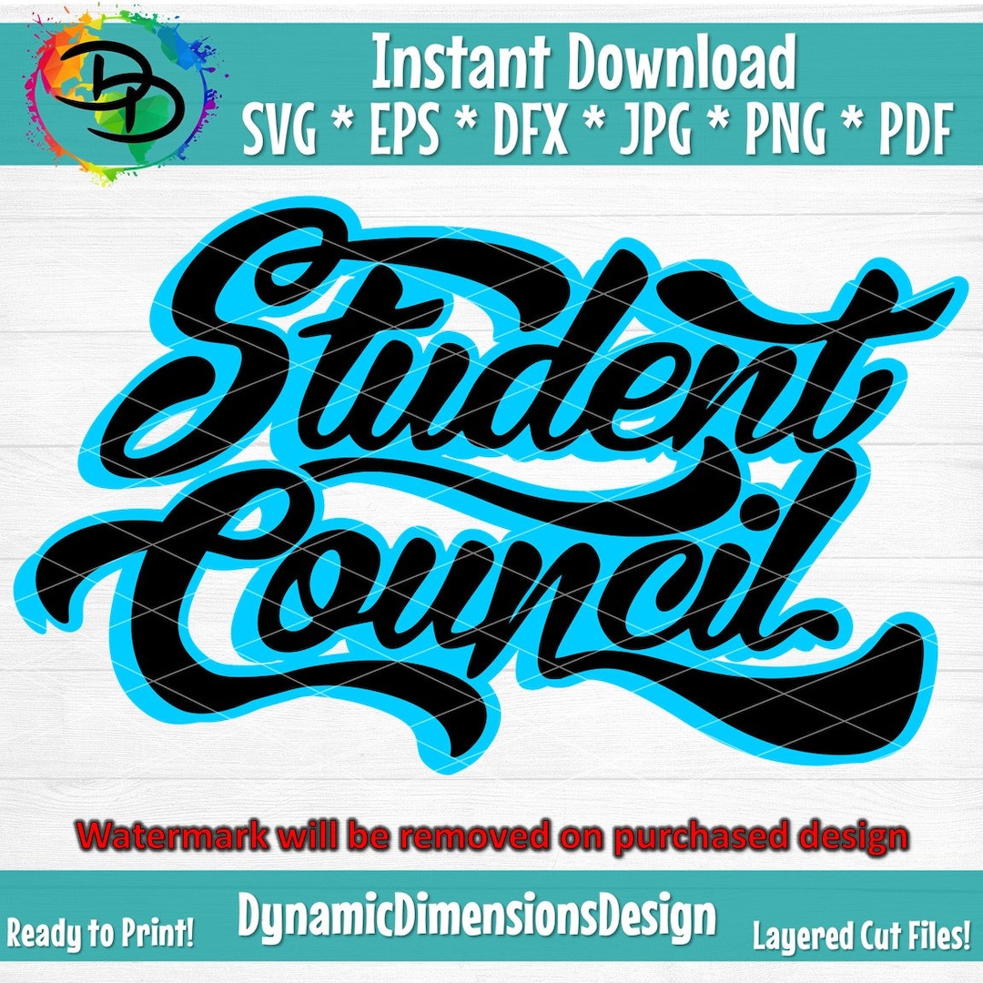 Student Council, Stuco, Retro Student Council Svg, Middle School ...