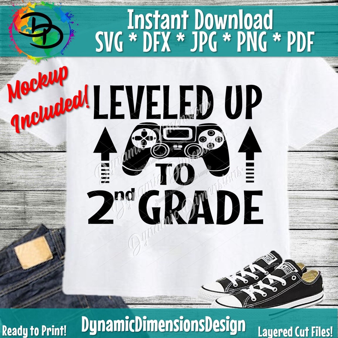 Back to School Svg Hello Second Grade Svg Png Cut File 2nd Grade Svg ...