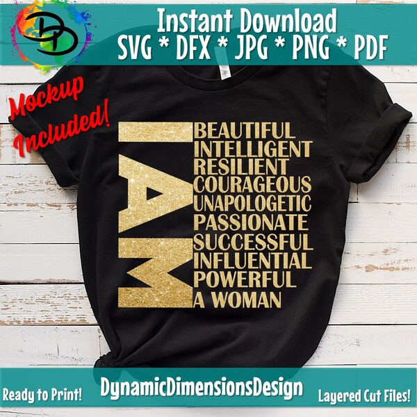 I Am Svg - Etsy