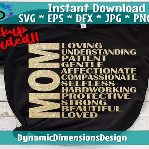 Happy Mother's Day Svg Heart Mom Svg Files for Cricut - Etsy