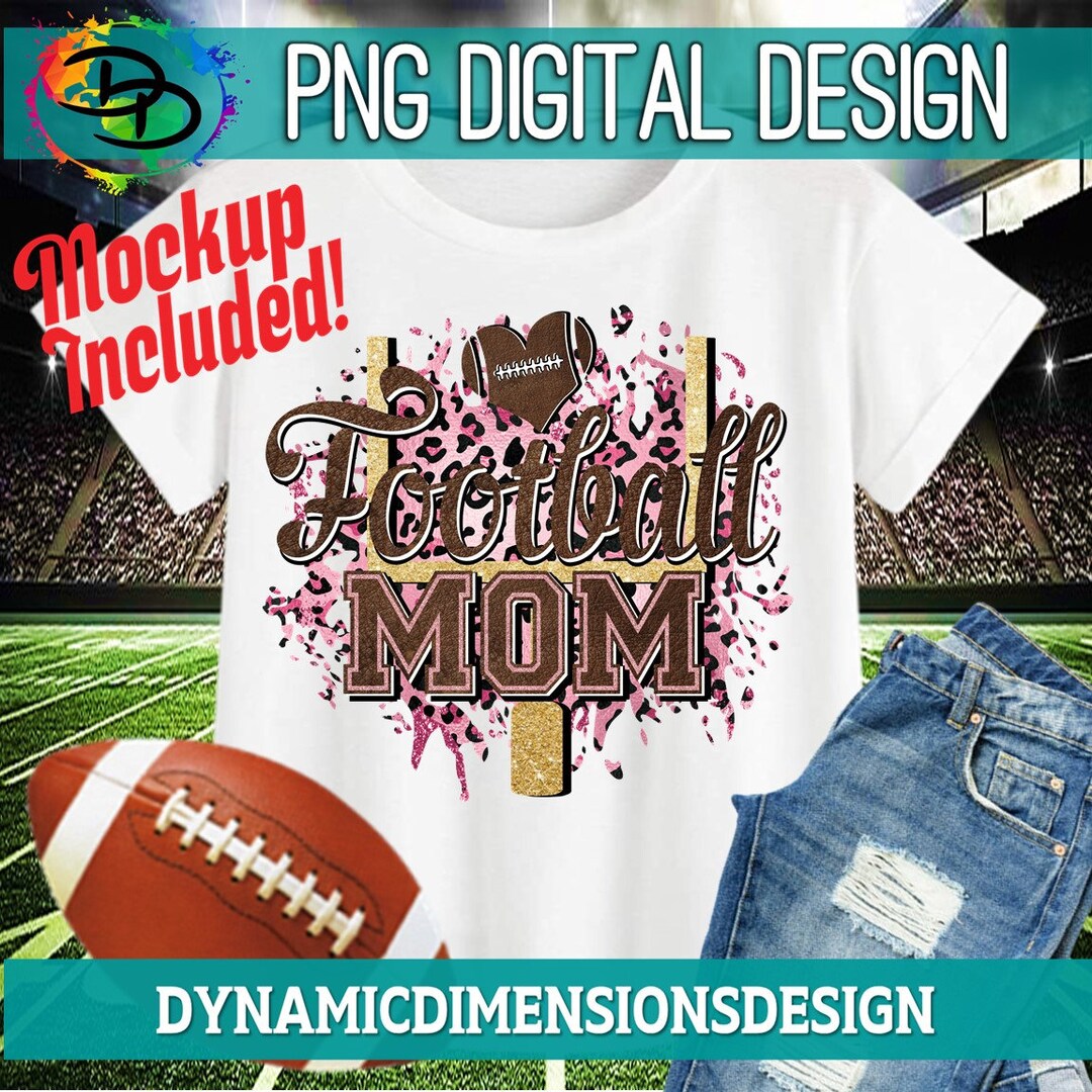 Football Mom Leopard Football Mom Football Png Design - Etsy