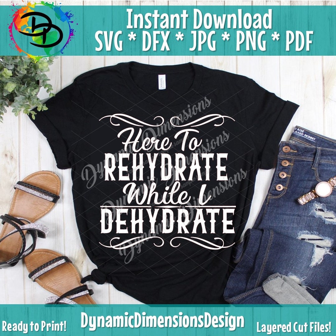 Here to Rehydrate SVG, Country Music, Country Song Lyrics SVG, Drinking ...