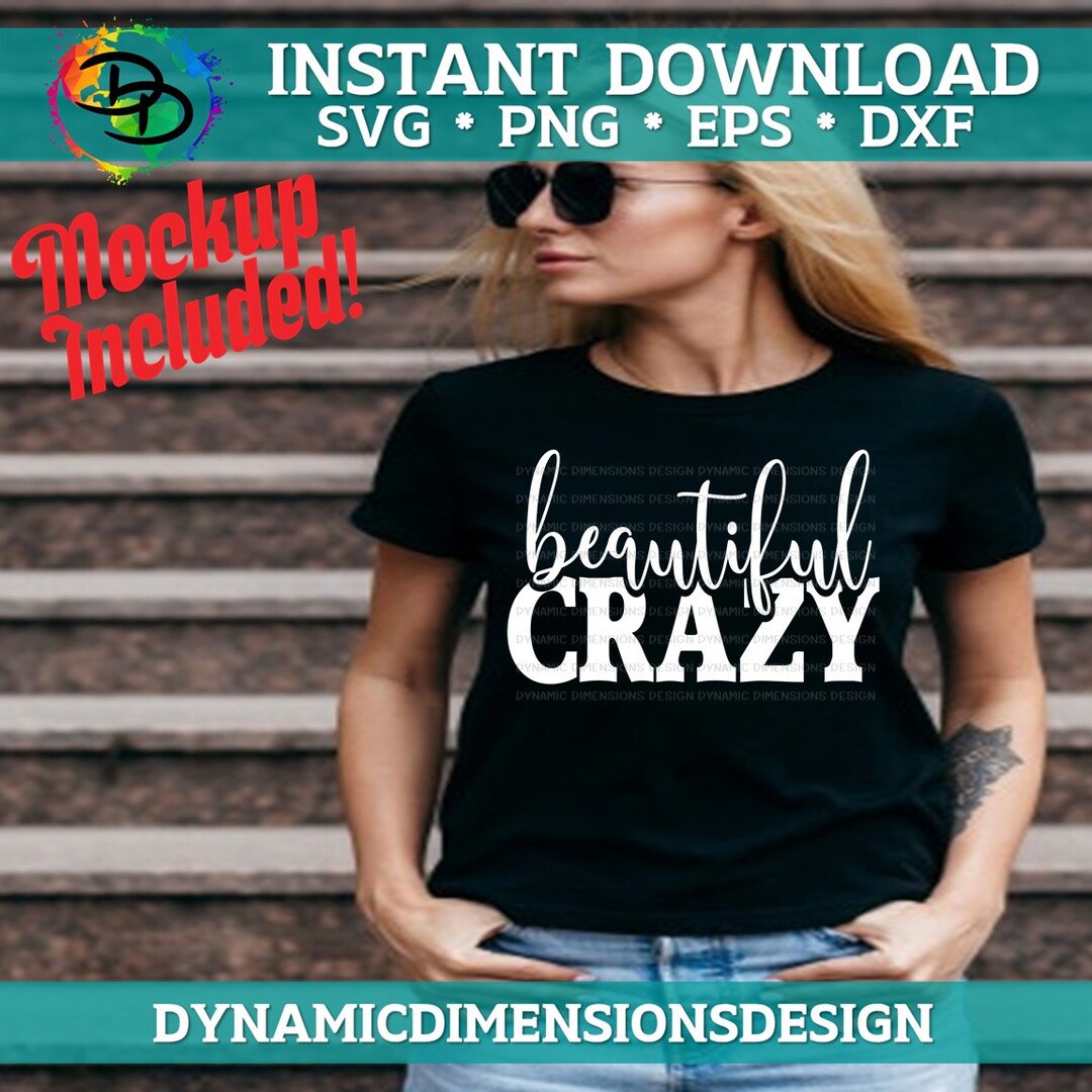 Beautiful Crazy Svg, Country, Svg, Beautiful Crazy Svg, Beautiful Svg ...
