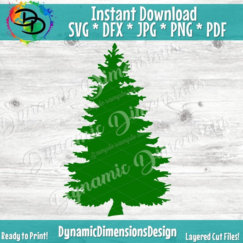 PINE TREE SVG Christmas Tree Svg Forest Svg Tree Svg Pine - Etsy