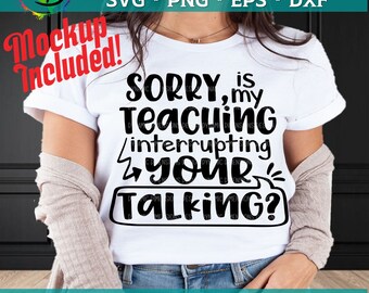 Sarcastic Teacher Svg | Etsy