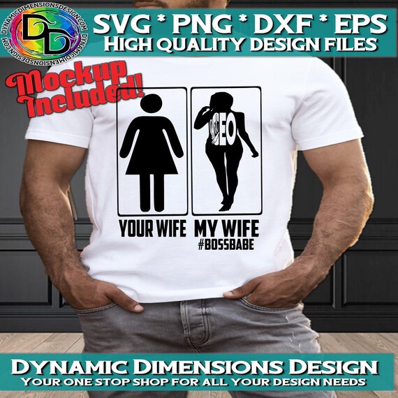 Cricut Design files Wife svg Iron on Shirt Design Silhouette Cameo ...