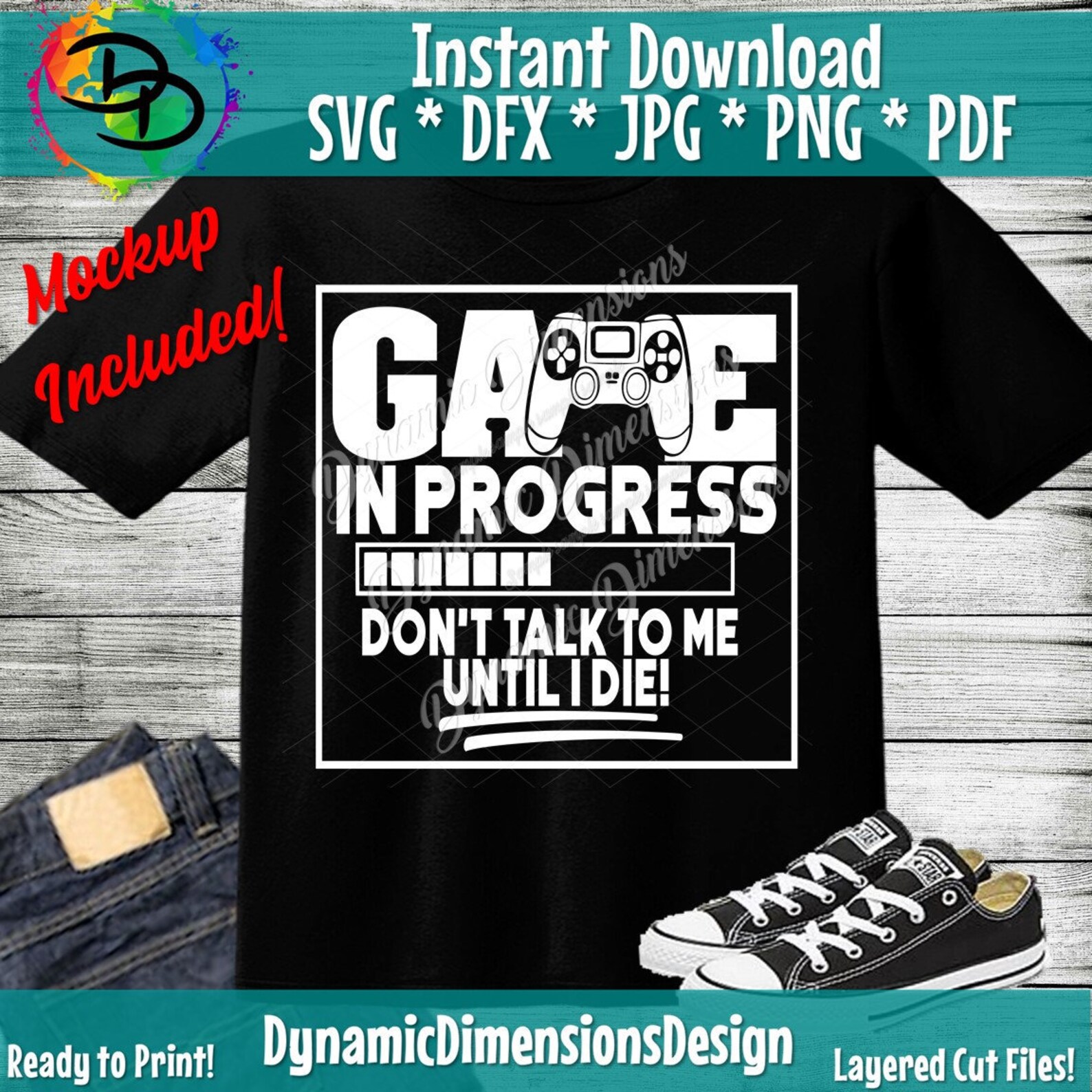 Gamer Svg Gaming Gaming in Progress SVG Don't Talk to - Etsy