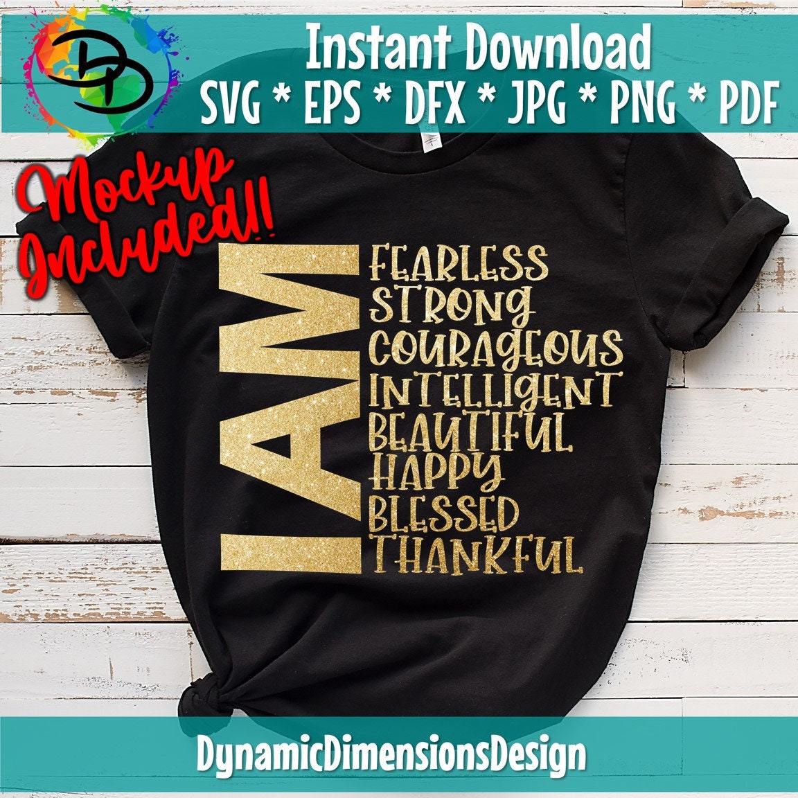 I AM Svg Fearless Intelligent Unapologetic Svg Affirming | Etsy