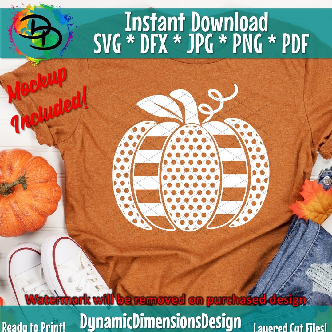 Pattern Pumpkin SVG, Pumpkin, Fall Cut File, Women's Thanksgiving, Kids ...
