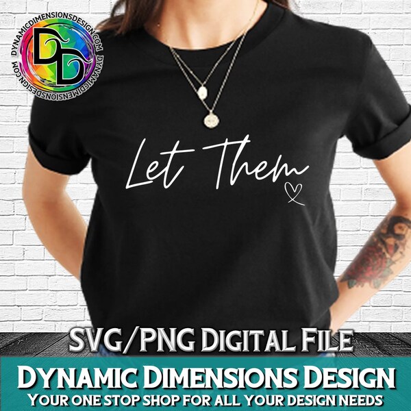 Let Them Svg - Etsy