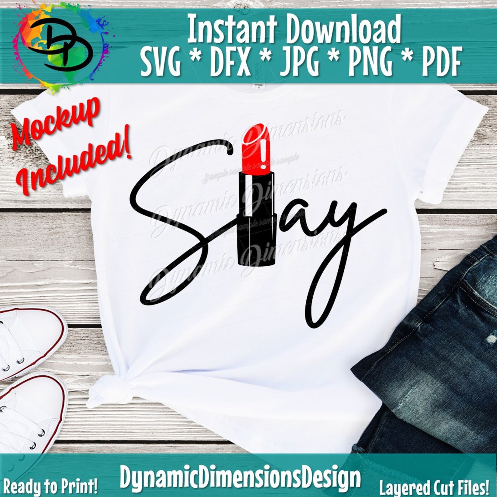 Slay Svg Makeup Svg Slay All Day Lashes Svg Make up Cut - Etsy