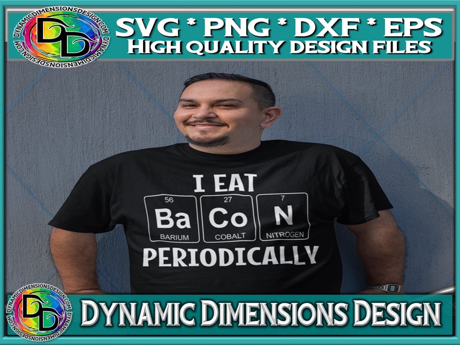 I Eat Bacon Periodically SVG Bacon Svg Bacon Lover Bacon - Etsy