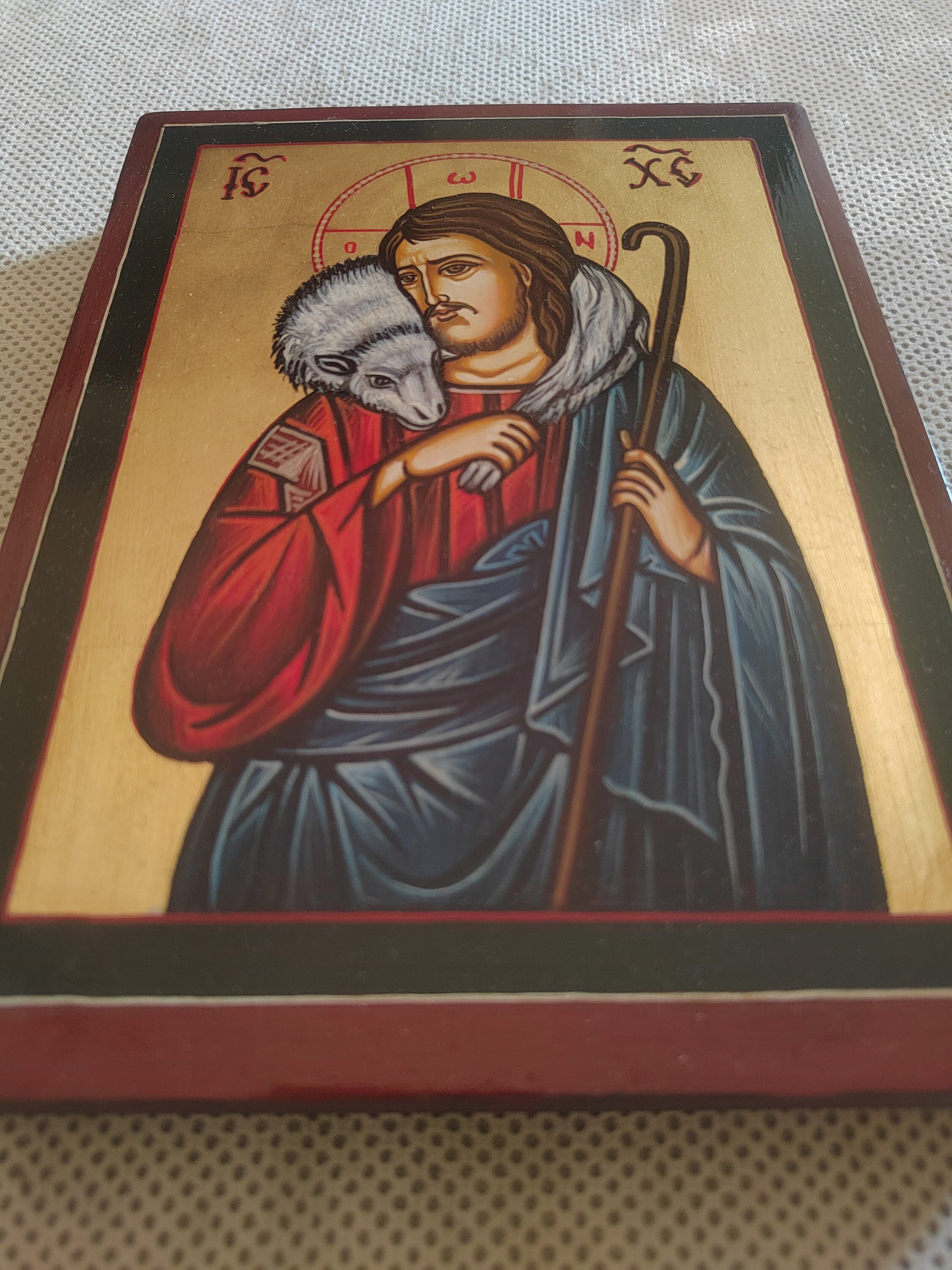 Handmade Hand Painted Icon Jesus. Son of God - Christian Icon. - Etsy