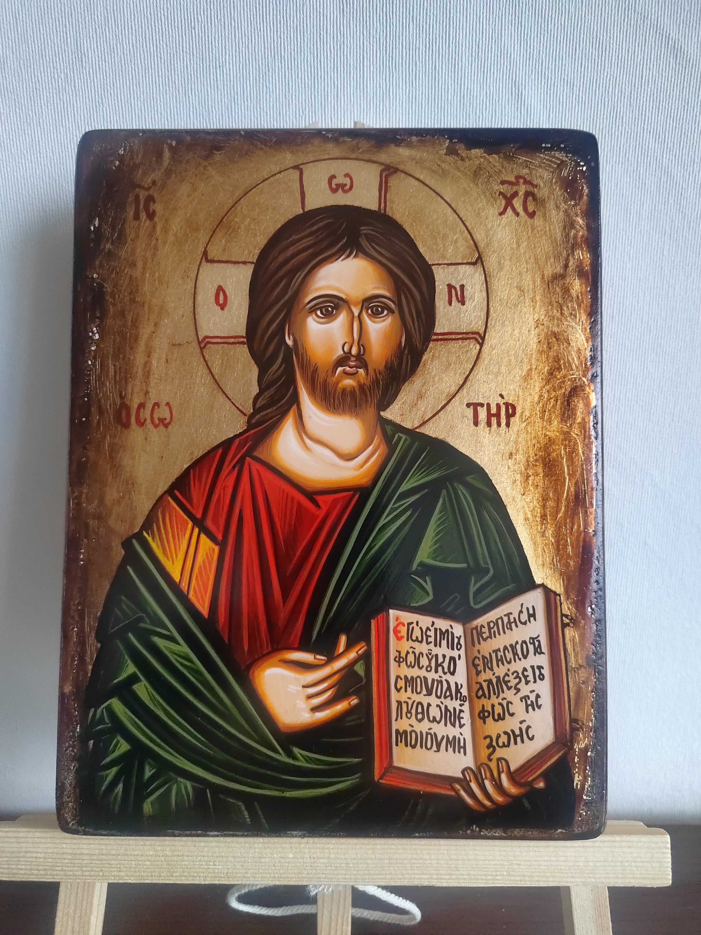 Handmade Hand Painted Icon Jesus. Son of God - Christian Icon. - Etsy