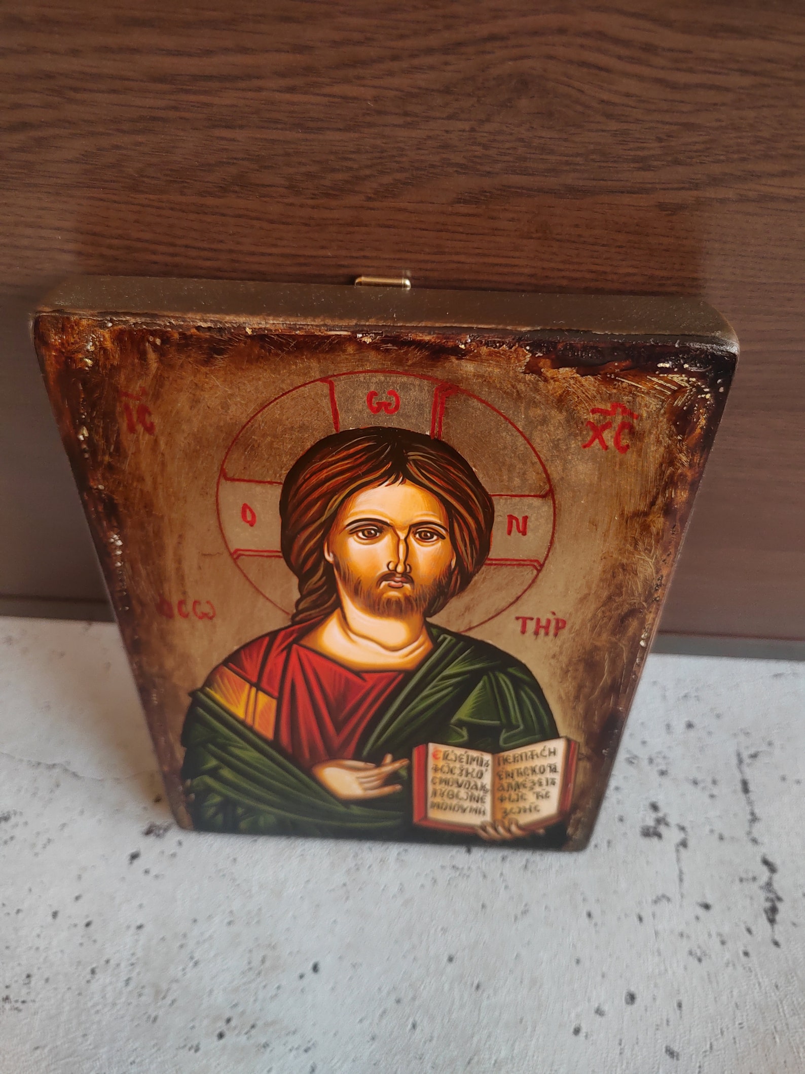 Handmade Hand Painted Icon Jesus. Son of God - Christian Icon. - Etsy