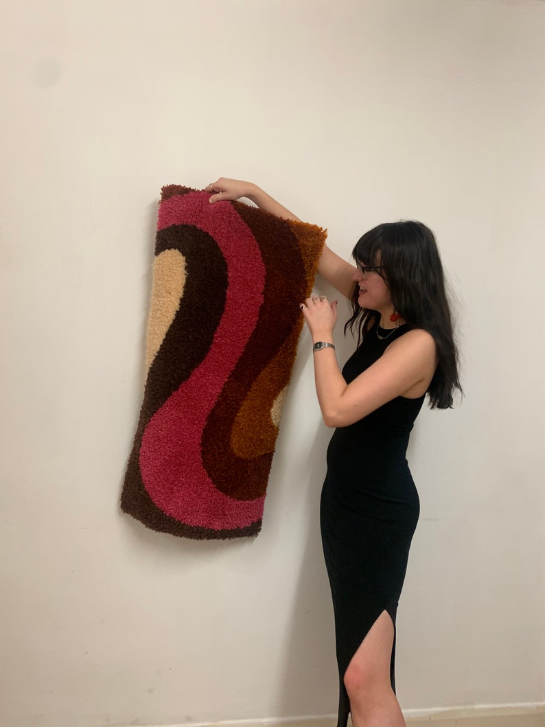 70s Style "brandy" Latch Hook Rug DIGITAL DOWNLOAD Pattern - Etsy