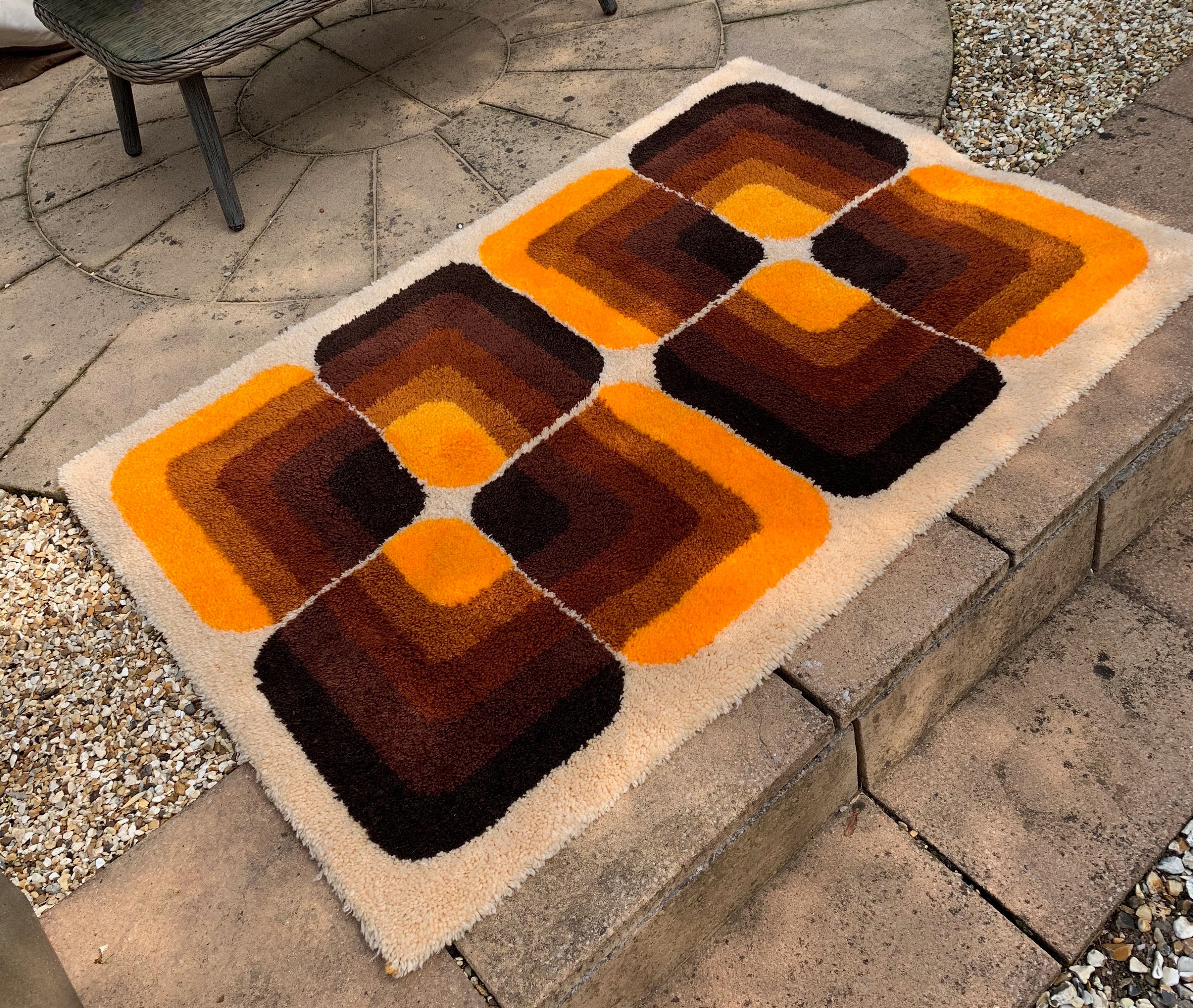70s Style Latch Hook Rug DIGITAL DOWNLOAD Pattern - Etsy