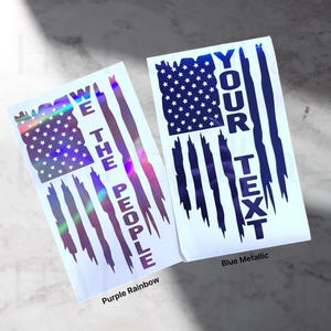 American Flag Automobile Decals - Etsy