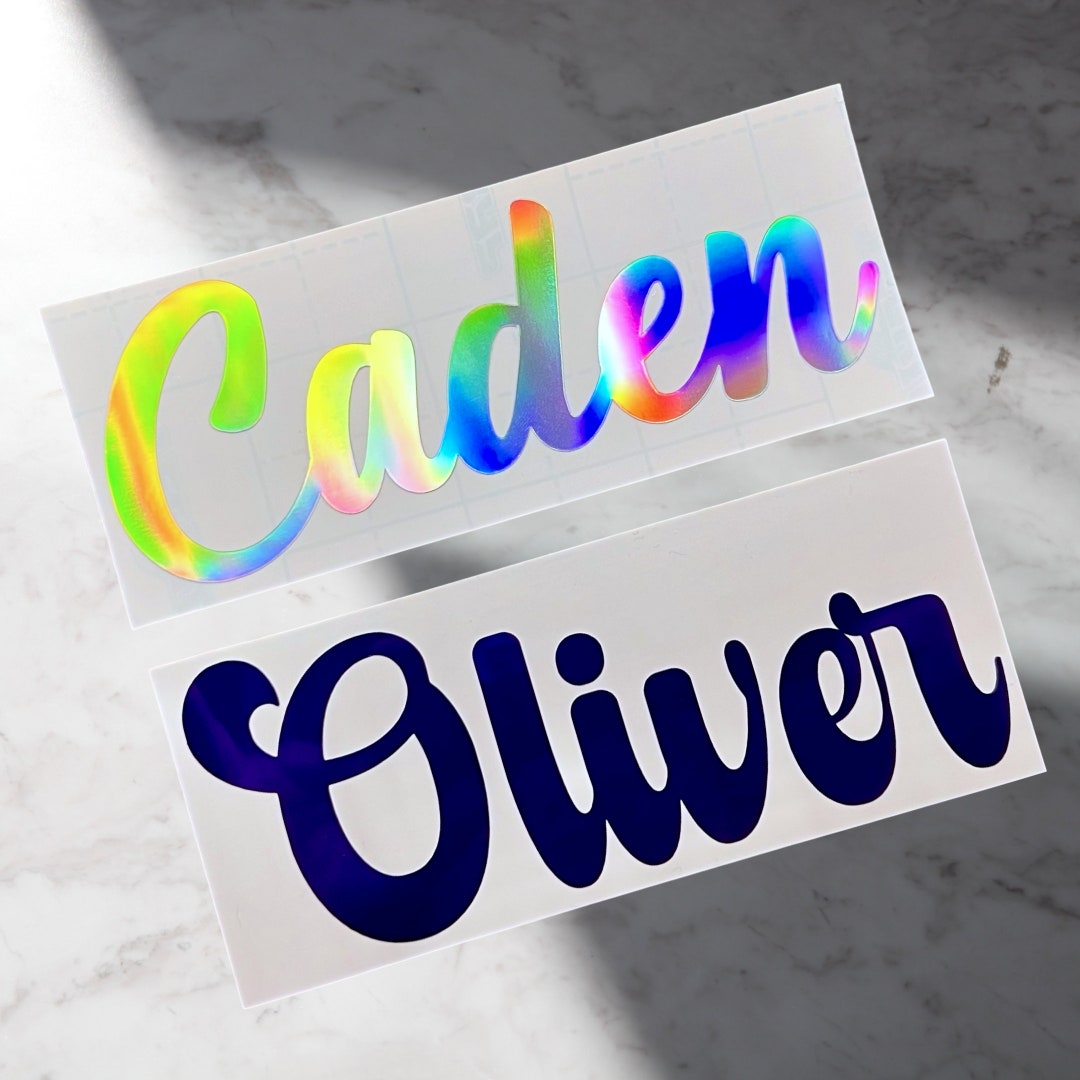 Custom Name Decal for Cups, Cars, Personal Items, Personalized Name ...