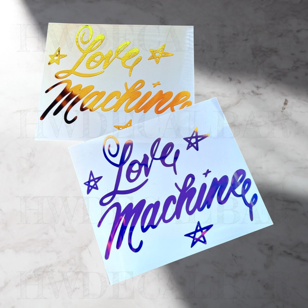 Love Machine Cheech and Chong Decal | Love Machine Car Decal | Cheech ...