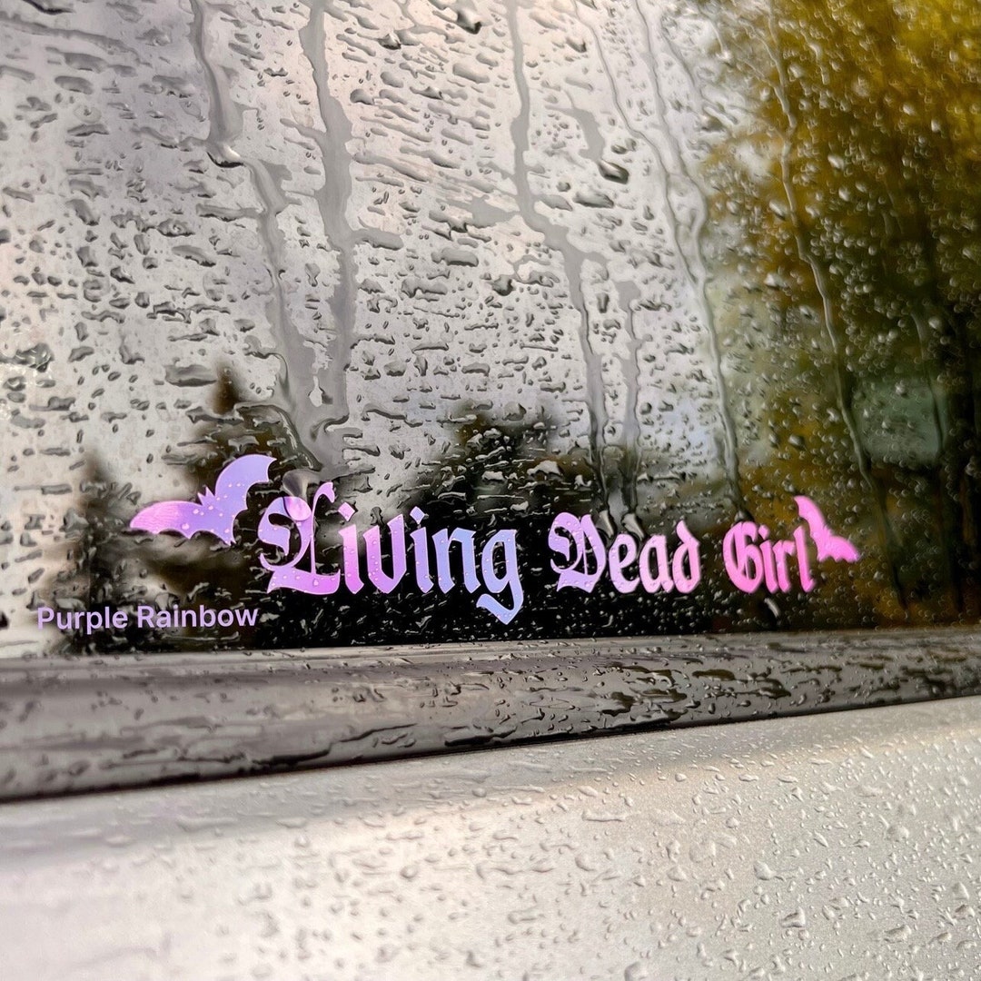 Living Dead Girl Car Decal Sticker, Cute Decals, Gothic Girls Stickers ...