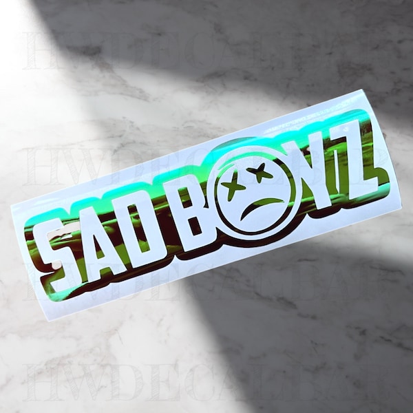 Sad Boyz Decal - Etsy