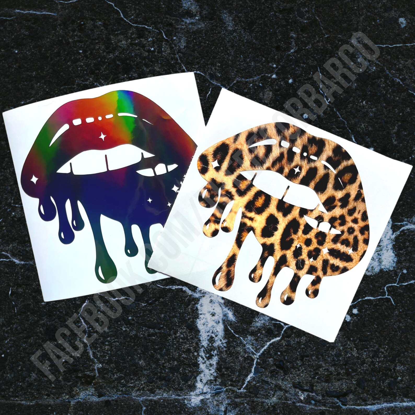 Lips Decal for Her Biting Lips Decal Decal for Baddie - Etsy