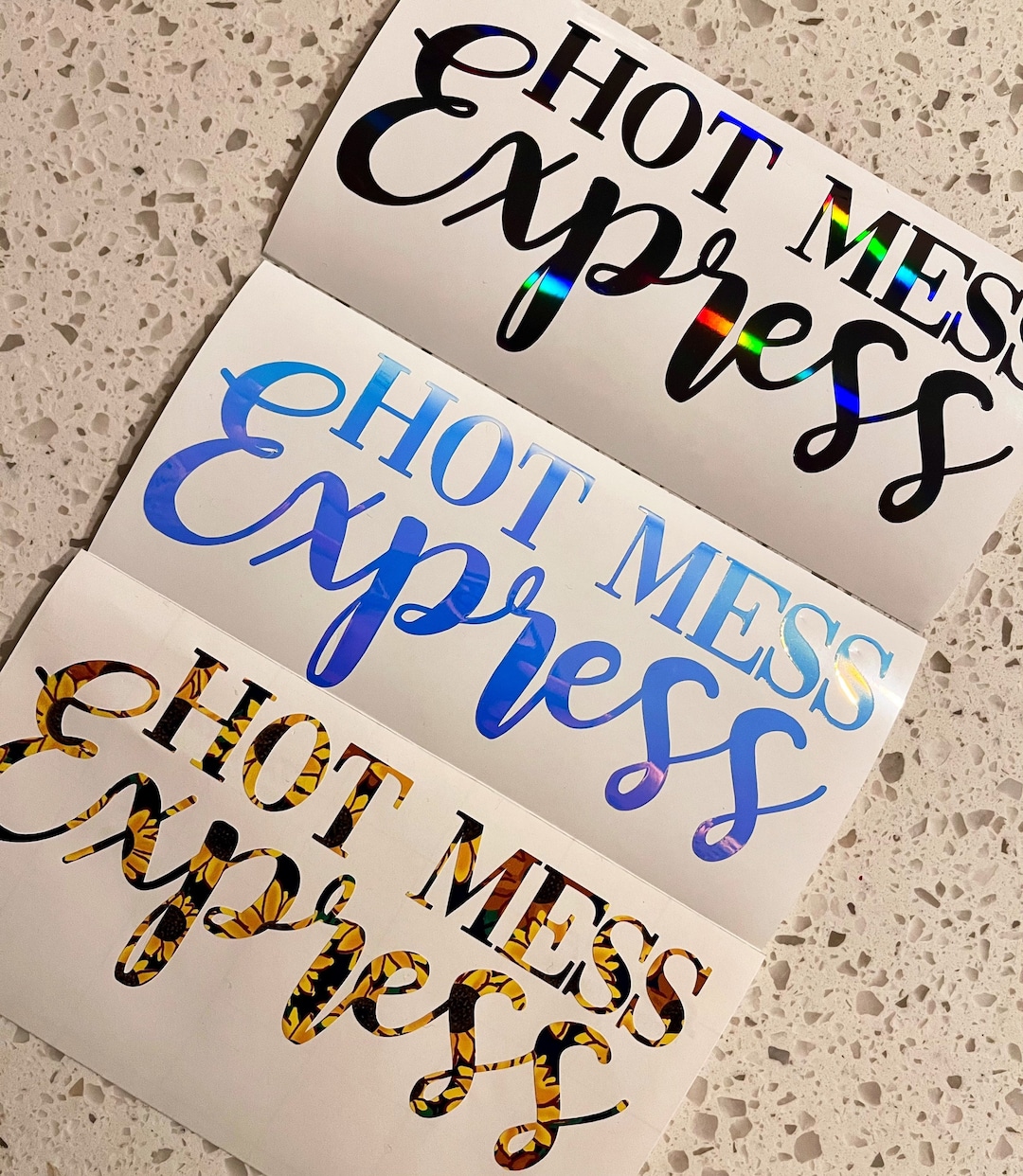 Hot Mess Express Decal | Mom Life Decals | Car Decals for Woman | Car ...