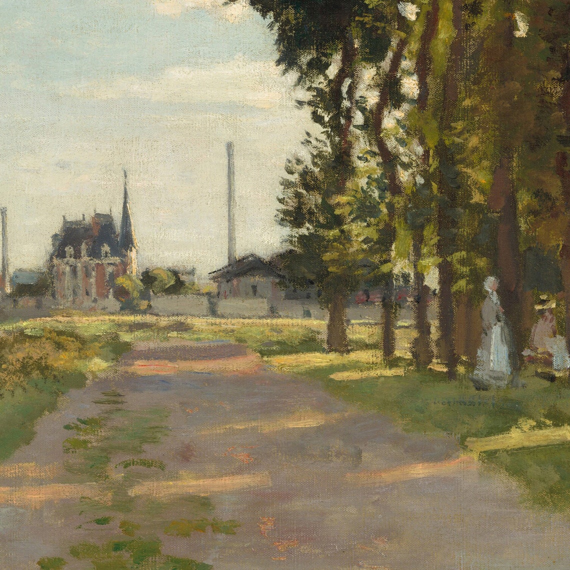 French Country Landscape Oil Painting Art Print (digital Download) - Etsy