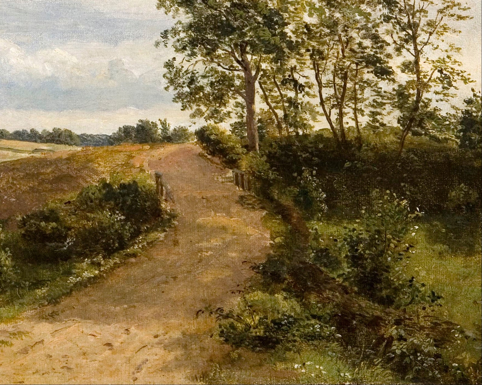 Country Landscape/antique Oil Painting/european Country | Etsy