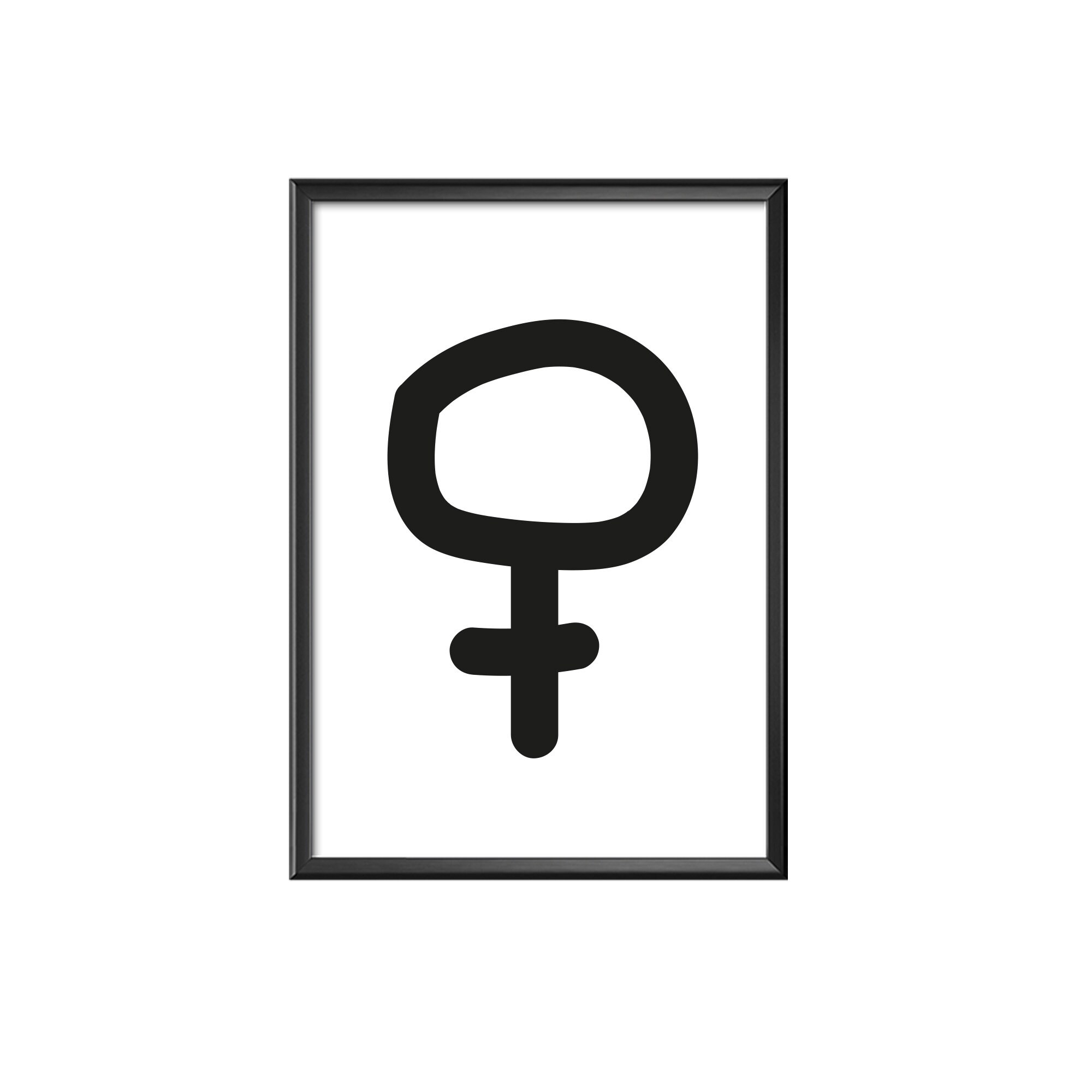Venus Symbol Zodiac Sign Print , Astrology Art, Celestial Home Decor ...