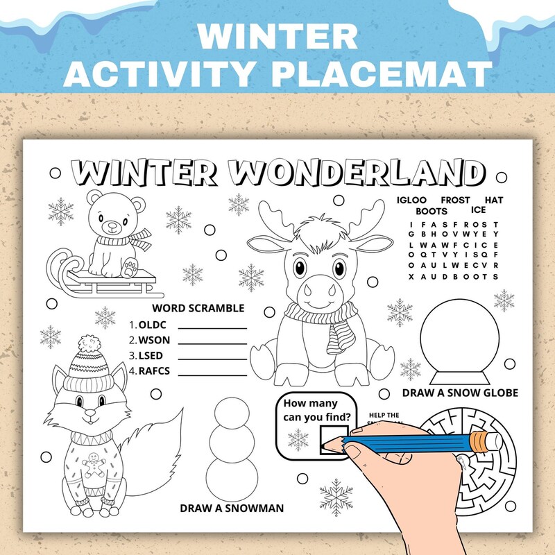 Winter Placemats - Etsy