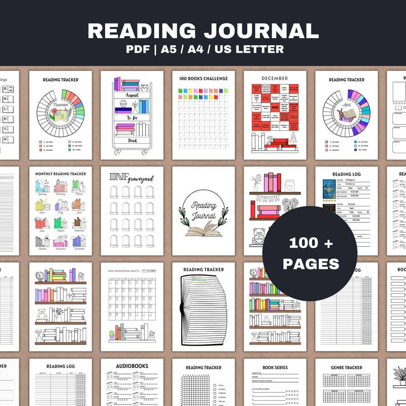 Coloring Tracker Journal - Etsy