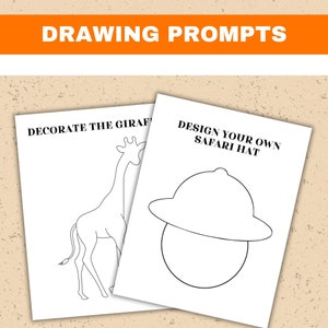 Safari Activity Sheets Printable Kids Jungle Coloring Pages, Mazes ...