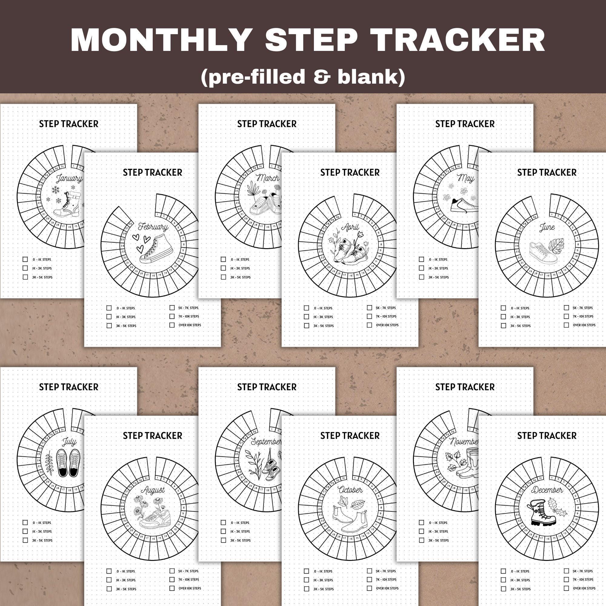 Fitness Planner Printable - Weight Loss & Workout Tracker Journal Pages ...