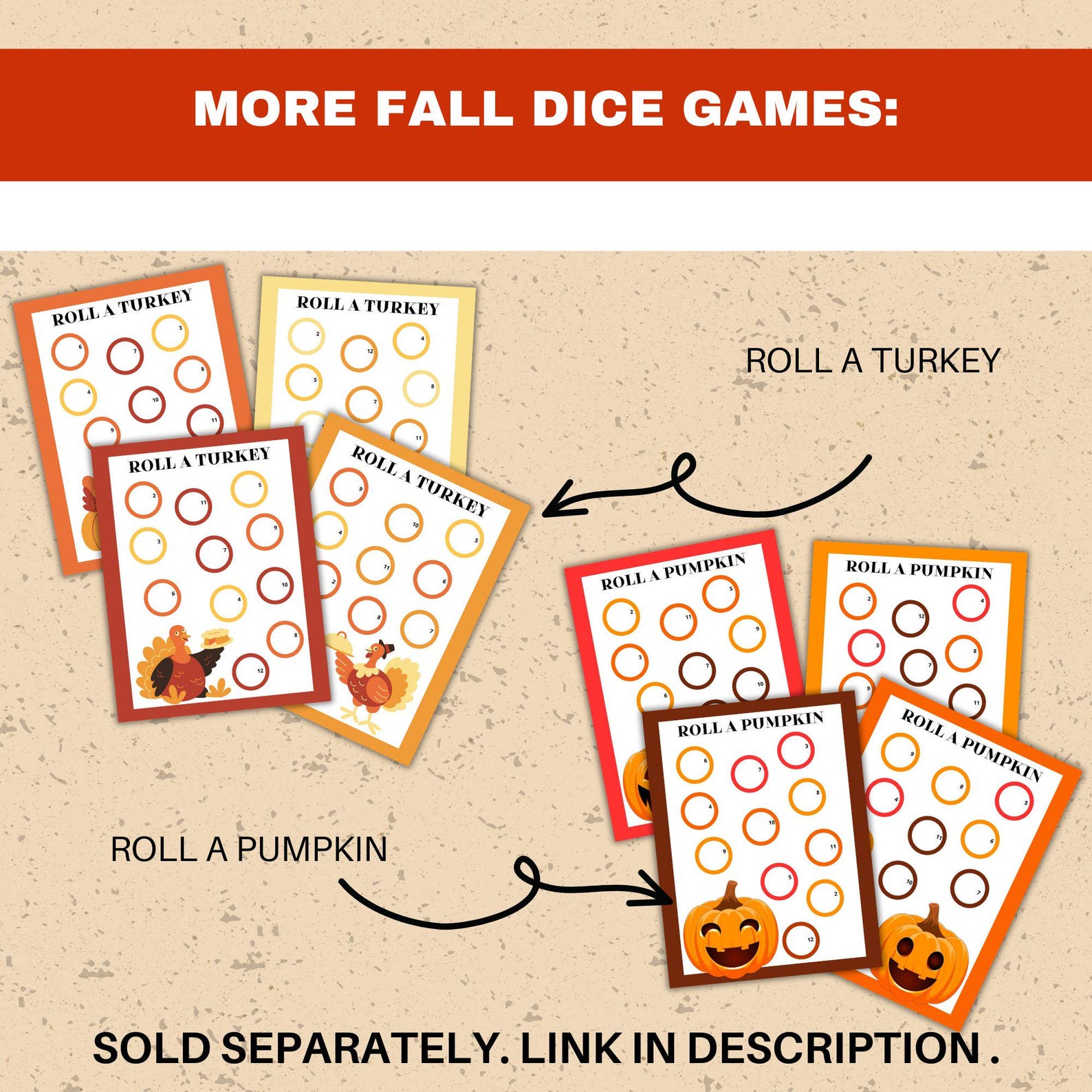 Fall Dice Game Roll a Hedgehog Double Dice Game Printable Fall Kids ...