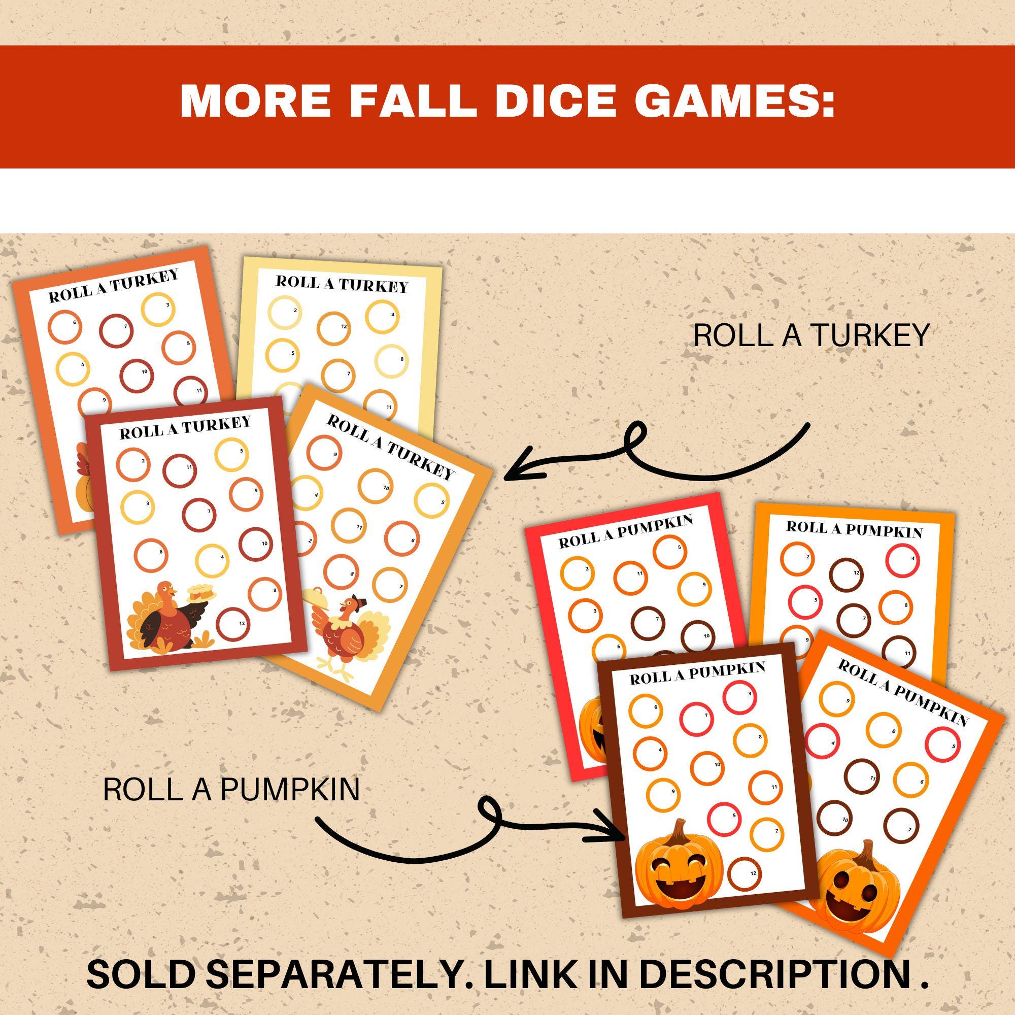 Fall Dice Game Roll a Hedgehog Double Dice Game Printable Fall Kids ...