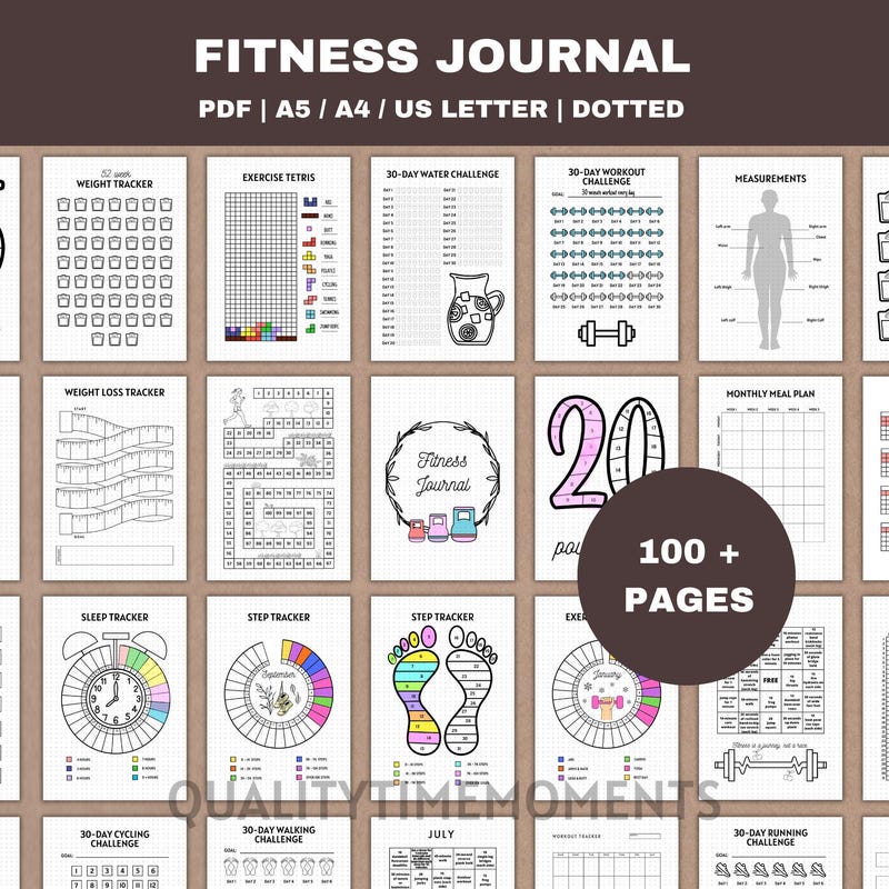 Workout Journal Cover - Etsy UK