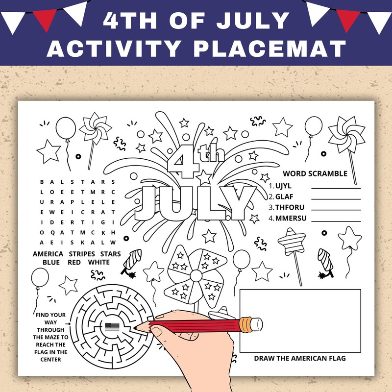 Flag Placemats - Etsy