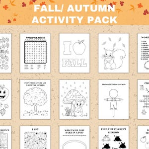 Seasons Activity Pack Bundle: Spring, Summer, Fall, Winter (digital ...