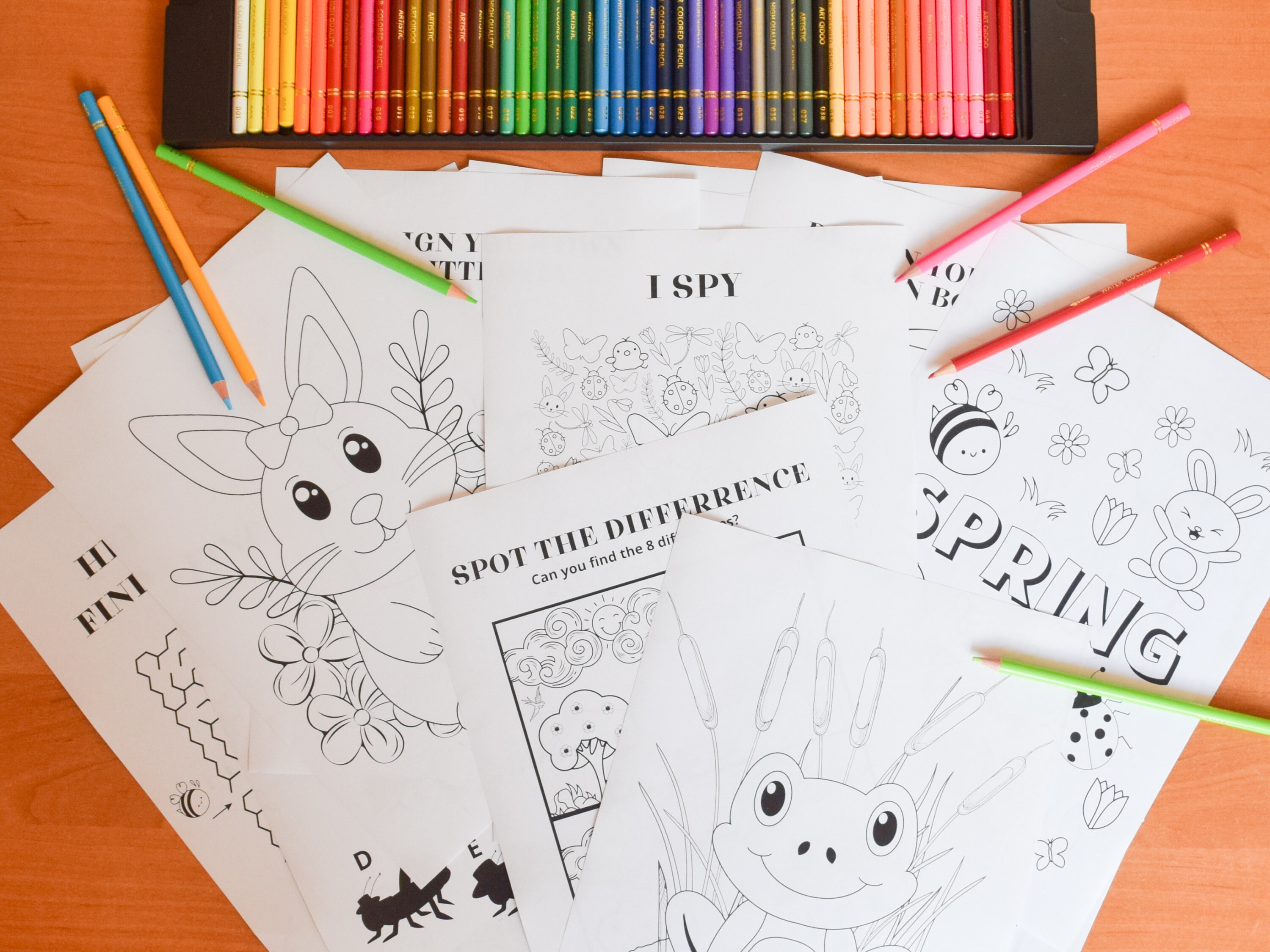 Spring Activity Pack Printable Spring Kids Activity Book Spring Games ...