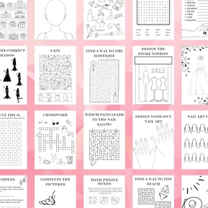 Fashion Doll Activity Sheet, Printable Activity for Kids, Fashion ...